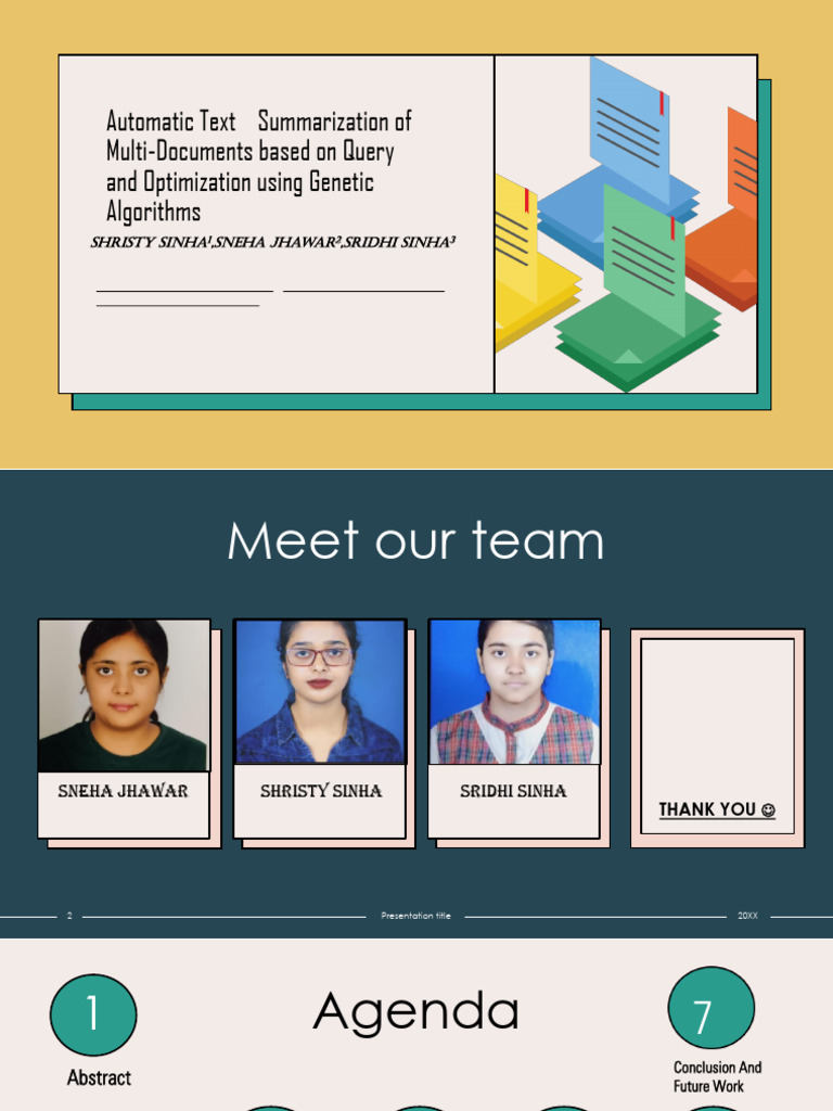 Genetic Algorithm for Multi-Document Summarization | PDF | Information ...