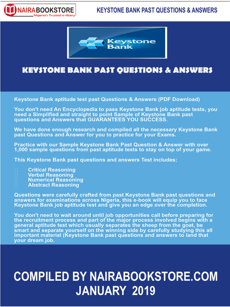 Keystone Bank Past Questions | PDF | Argument | Insurance
