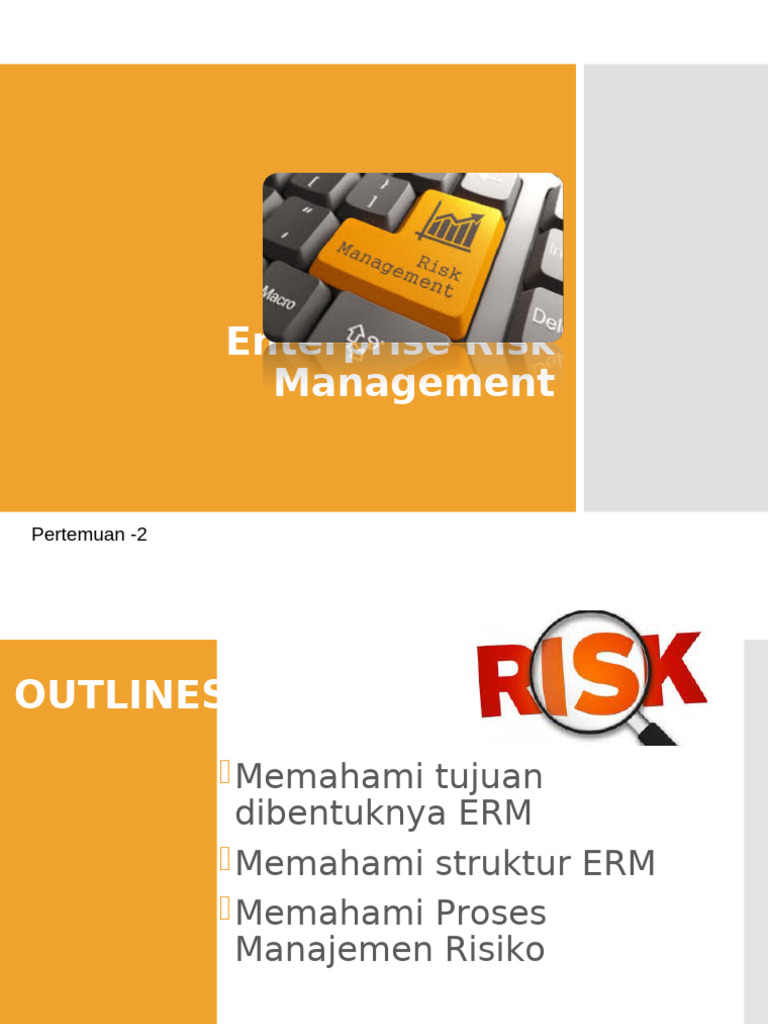 Pertemuan 2-Enterprise Risk Management | PDF