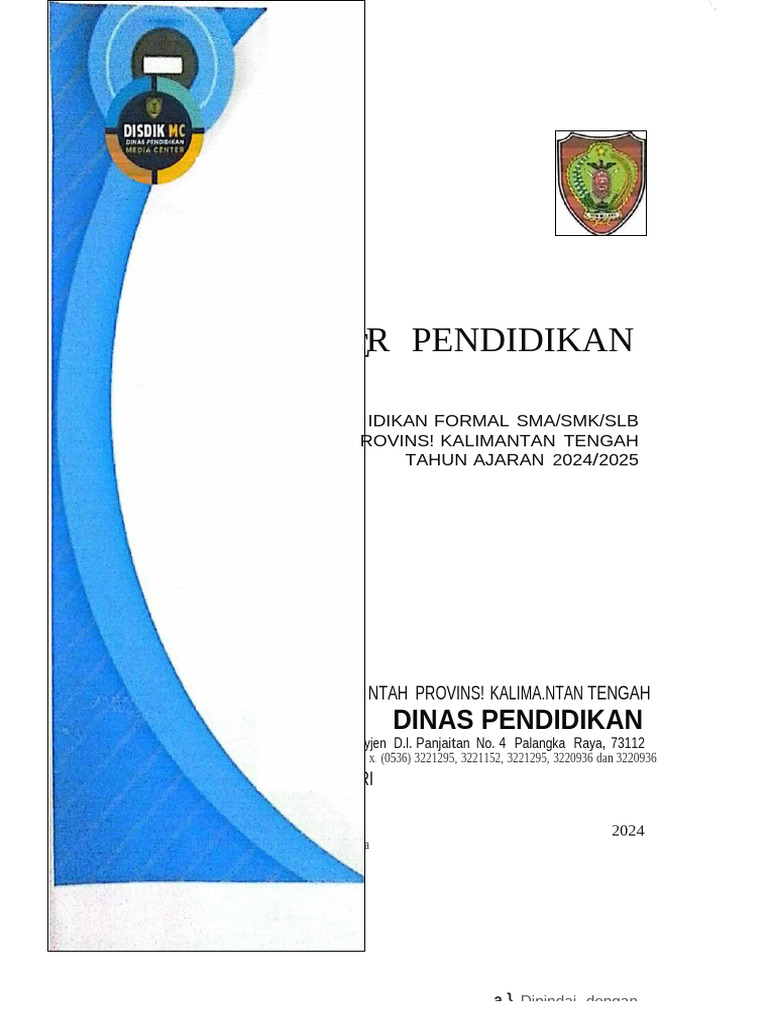 Kaldik Kalteng TP 2024-2025 | PDF