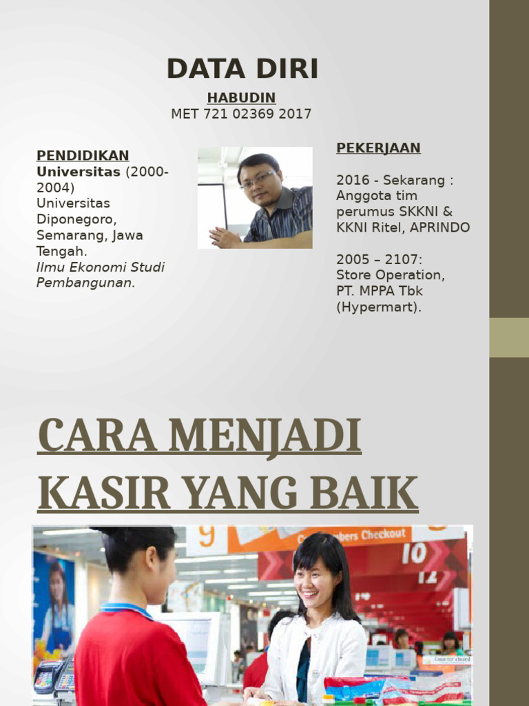 Cara Menjadi Kasir yang Baik - Rev | PDF