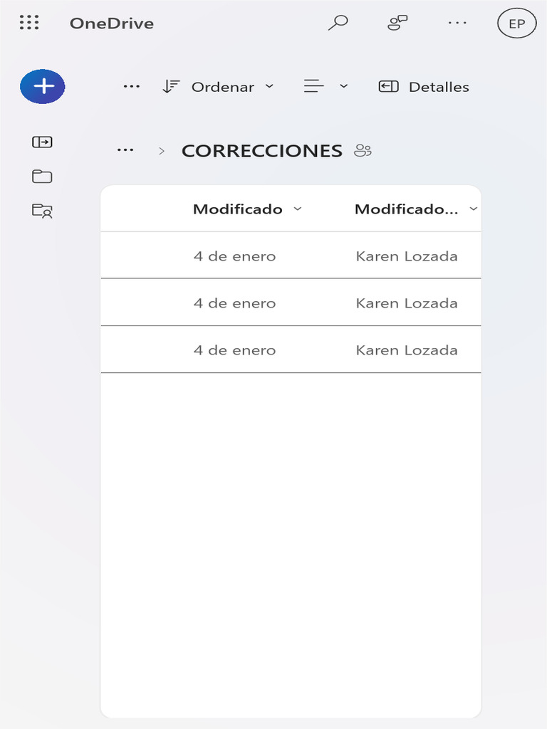 CORRECCIONES - OneDrive | PDF