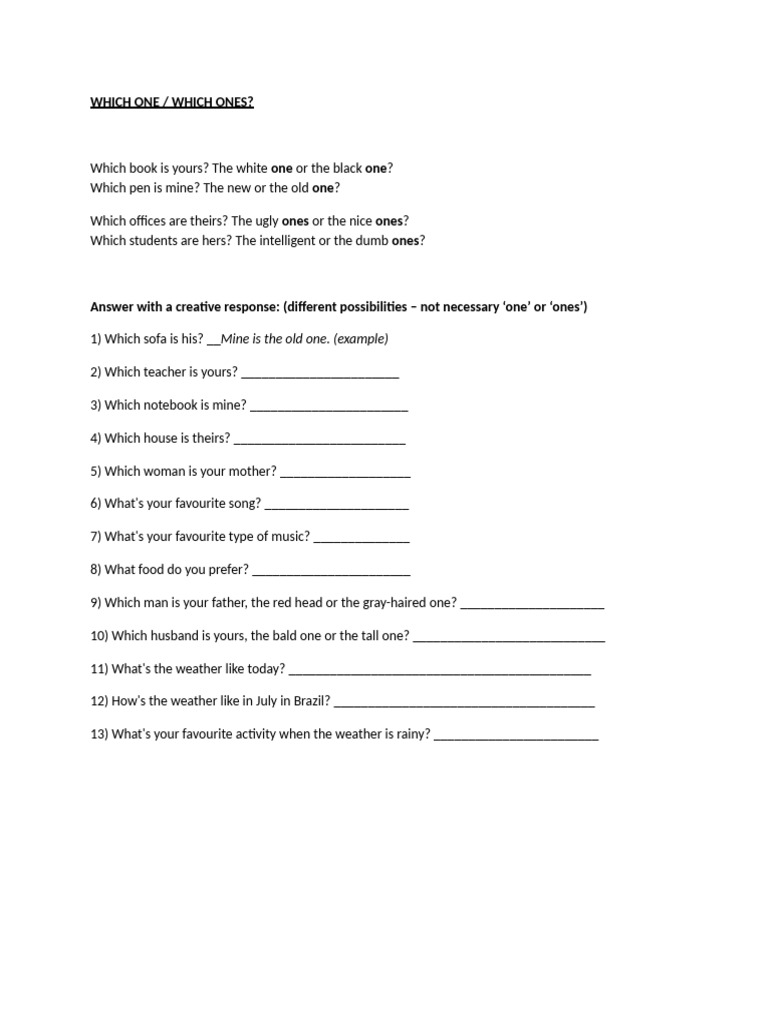 Choosing Between Options Worksheet | PDF