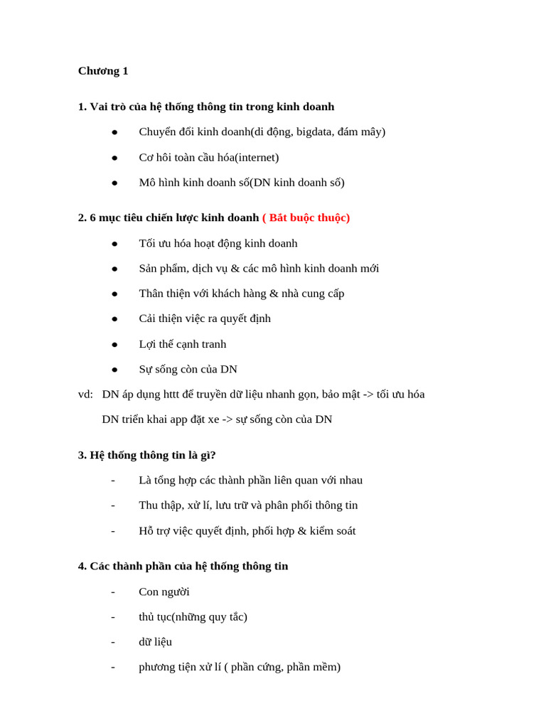 ôn tập htttql | PDF