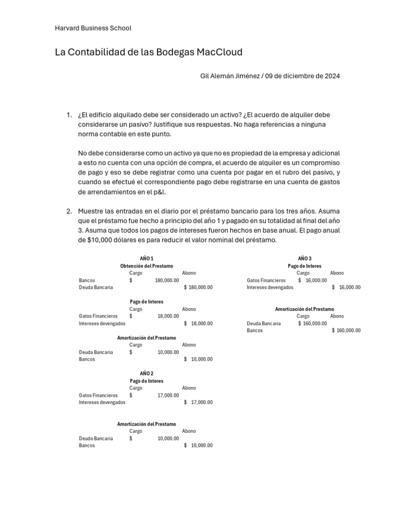 Contabilidad Bodega MacCloud | PDF | Interés | Contabilidad