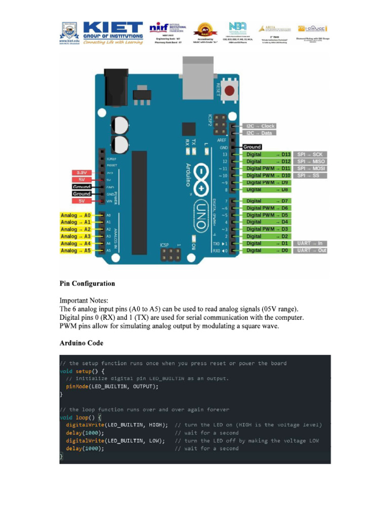 Arduino Pin Config Pdf