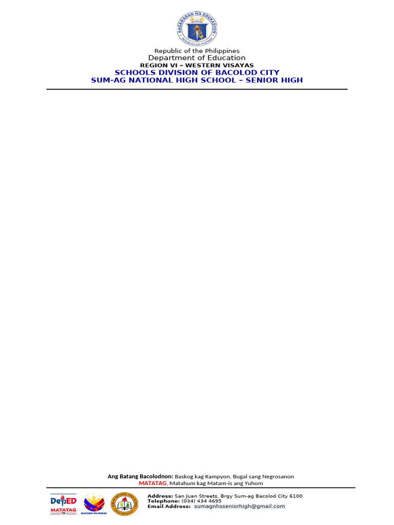 Sum-Ag National High School Contact Info | PDF