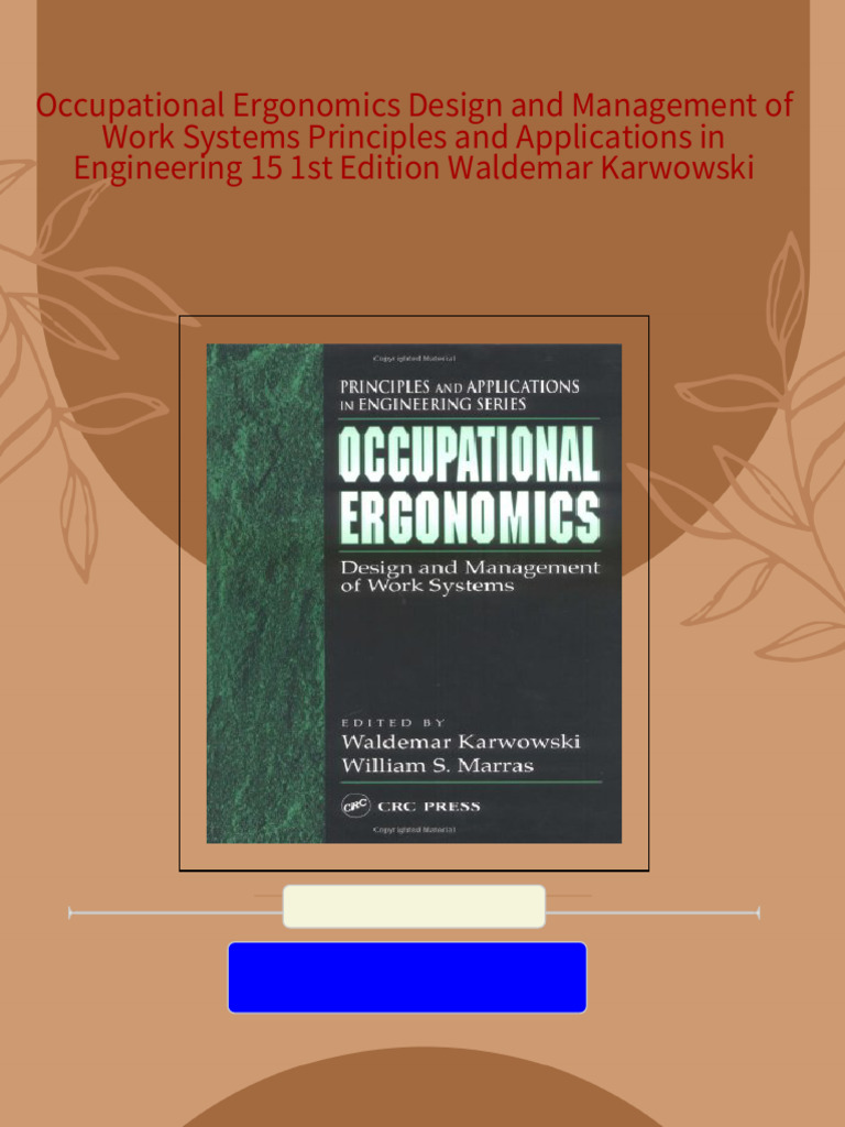 Ergonomics: Foundational Principles, Applications, And Technologies ...