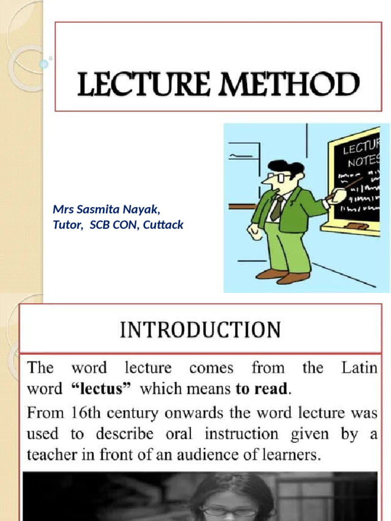 Lecture Method | PDF