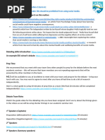 Debate Writing Class11 Notes | PDF