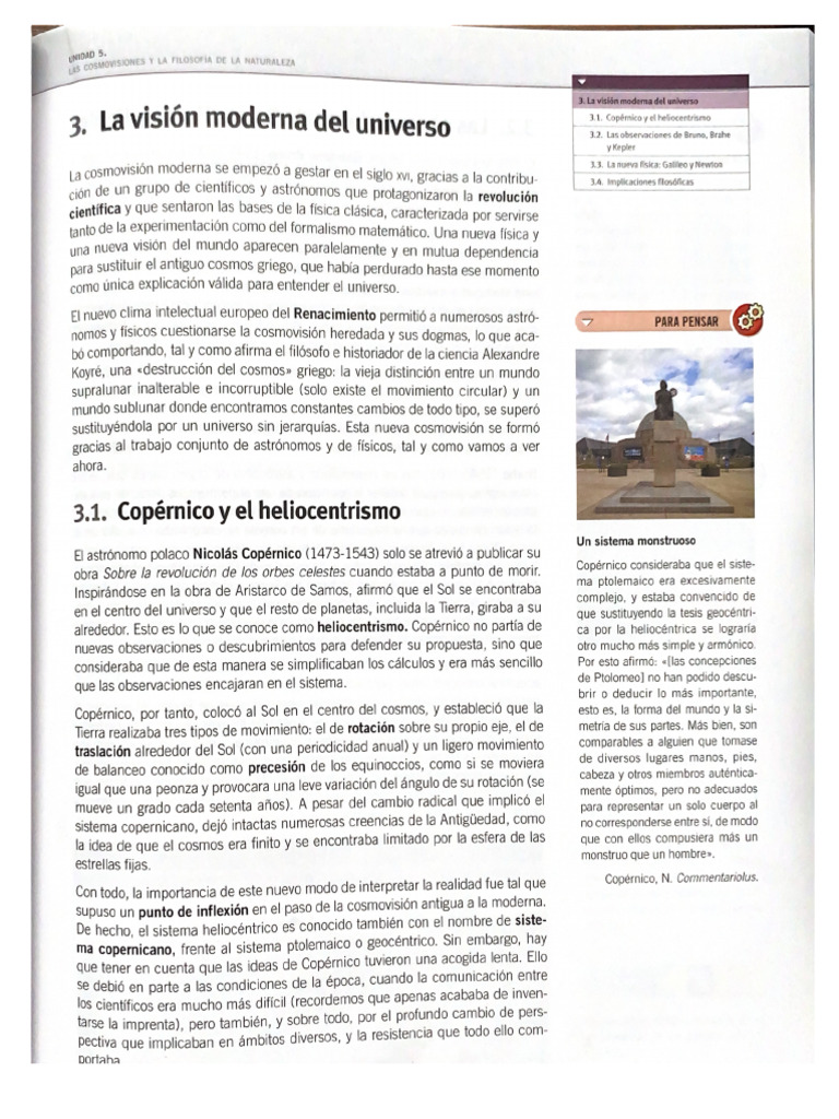 La Visión Moderna Del Universo | PDF