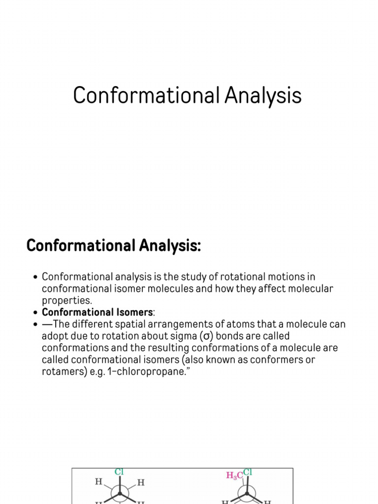 Conformational Analysis 1.Pptx 20250202 164414 0000 | PDF