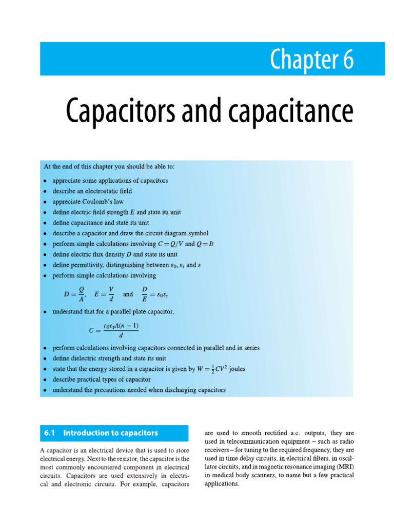 Capacitance | PDF