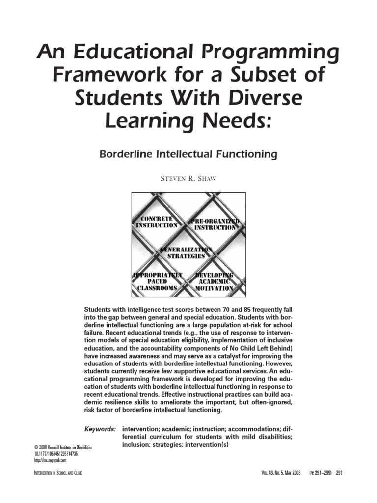 ARTIGO | PDF | Learning Disability | Special Education