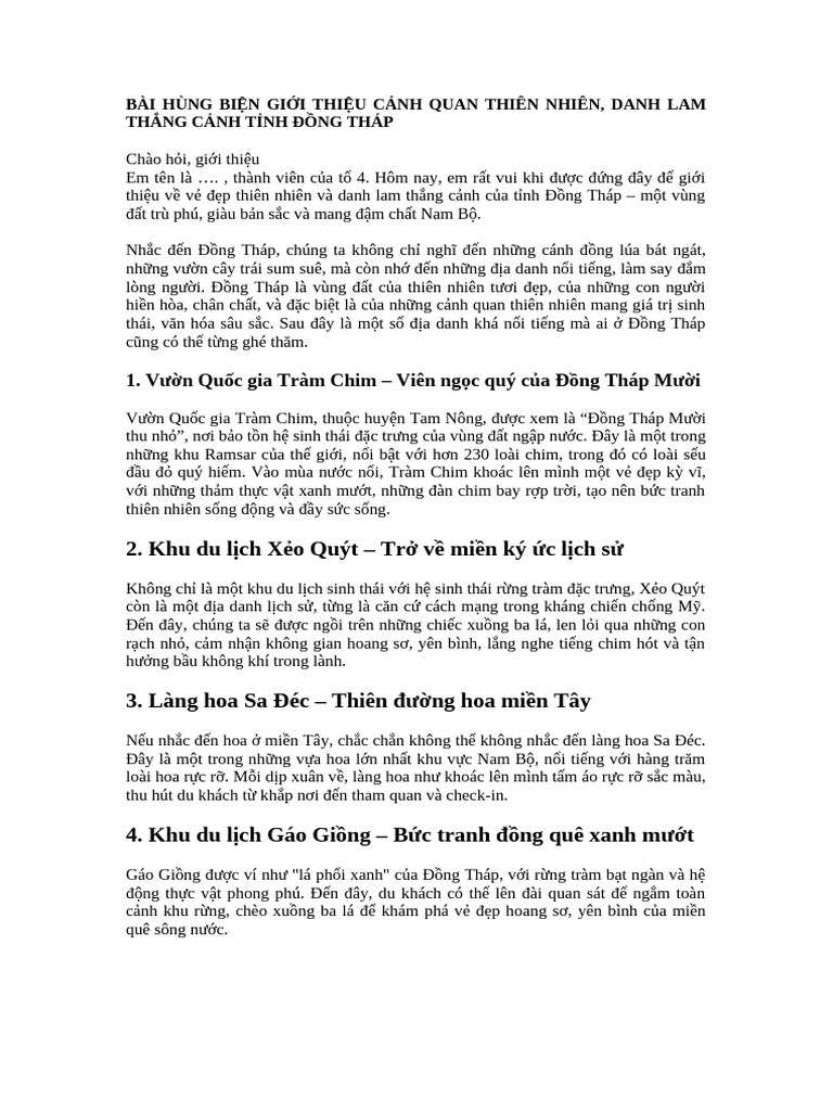 Bài hùng biện SHL | PDF