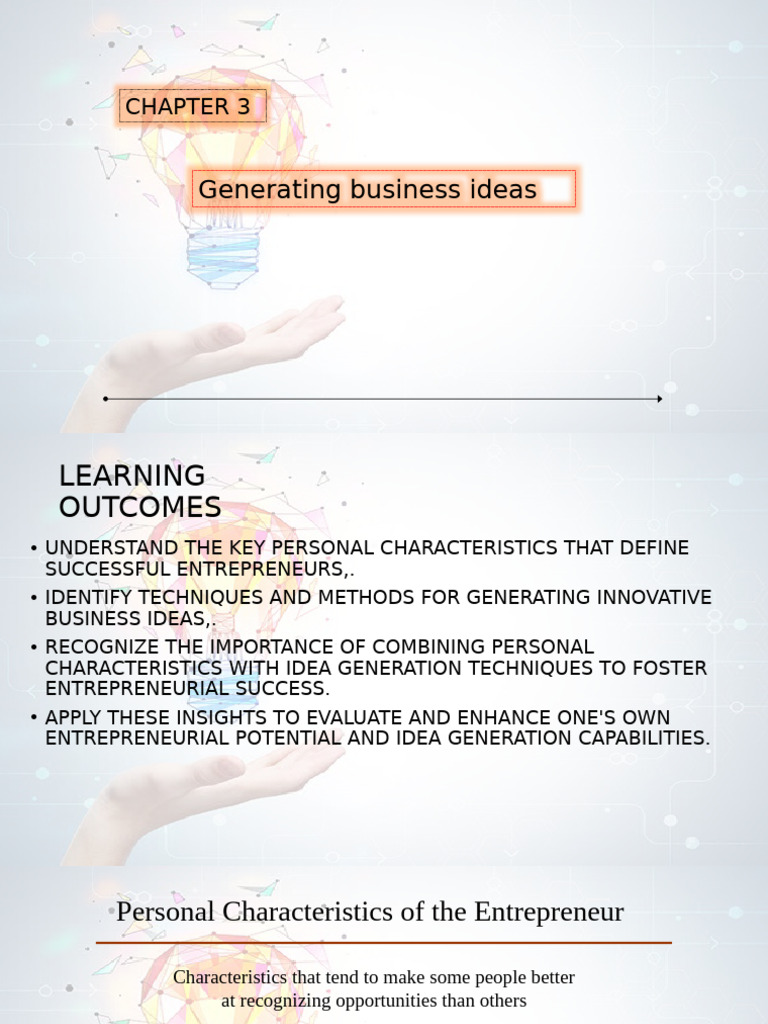 chapter 3 1 | PDF | Entrepreneurship | Creativity chapter 3 1 | PDF | Entrepreneurship | Creativity