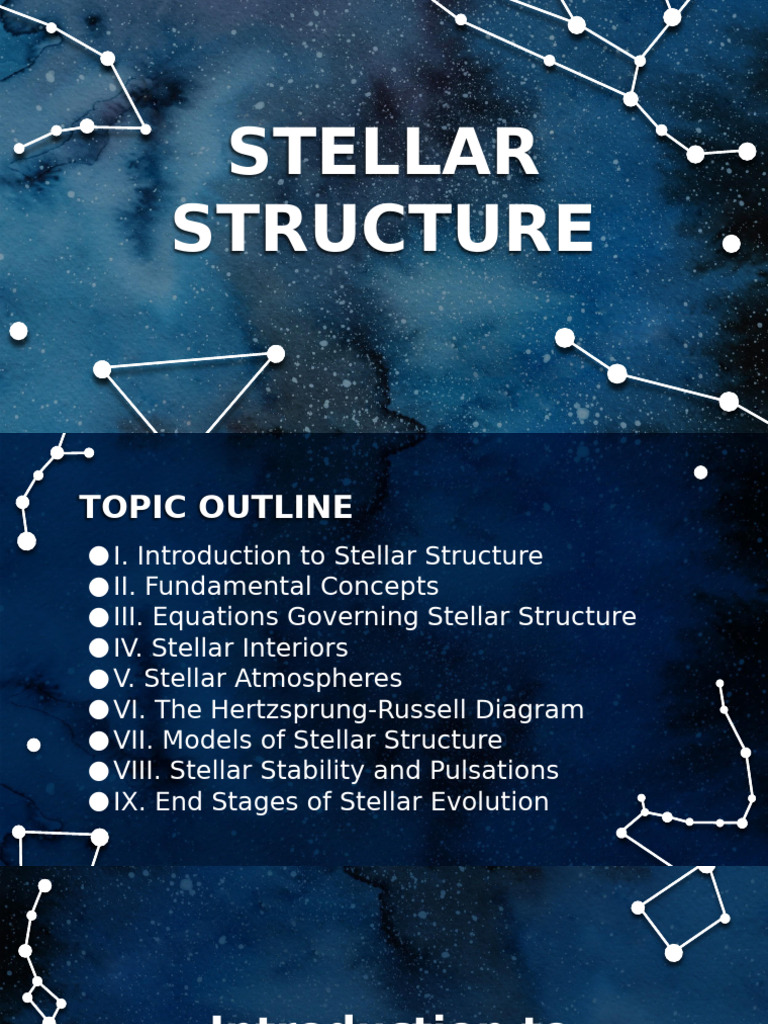 Astronomy Stellar Structure | PDF | Stars | Astronomical Objects