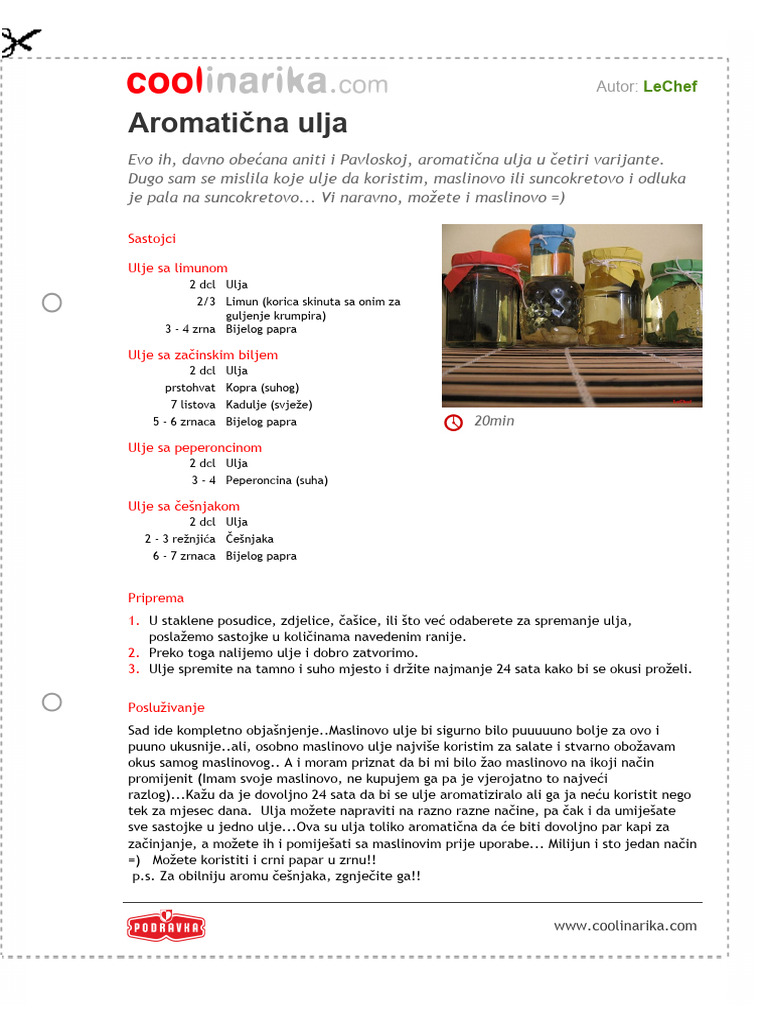 Aromaticna Ulja | PDF