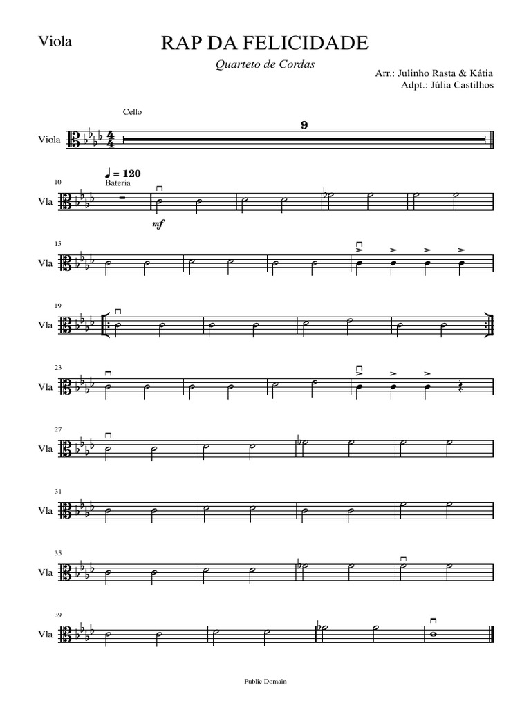 Rap Da Felicidade-Viola | PDF