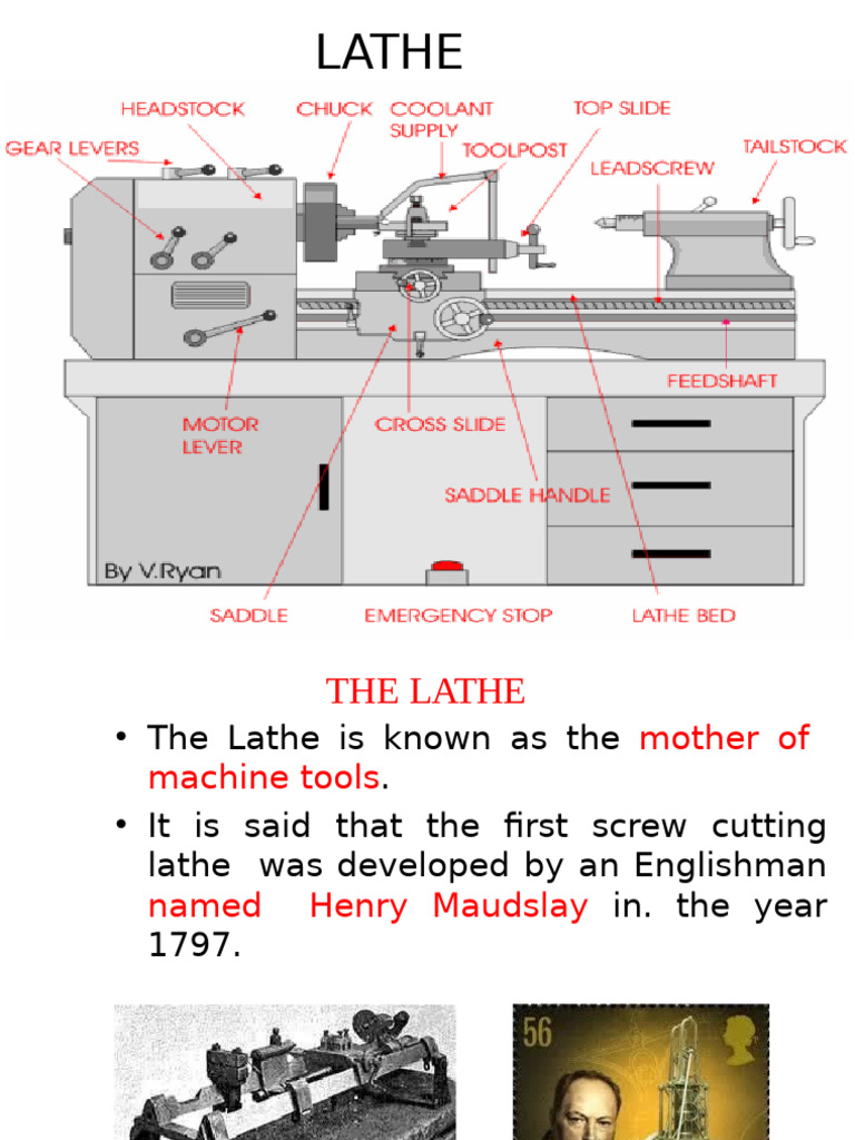 Lathe Machine and Operations | PDF | Machining | Screw
