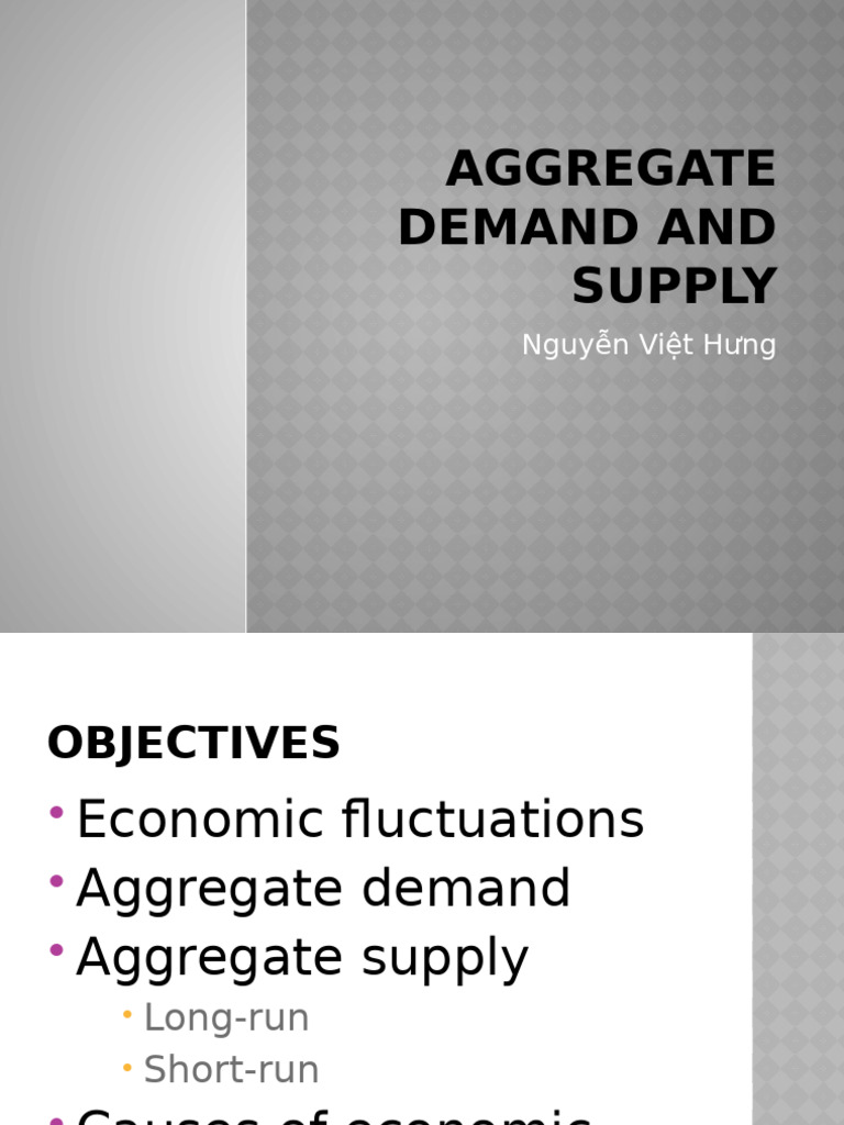 Aggregate Demand and Supply Overview | PDF | Business Cycle | Recession