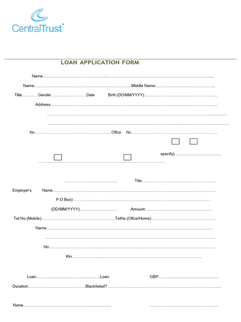 CTL - Application Form | PDF