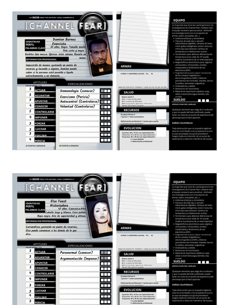 channel fear doble | PDF