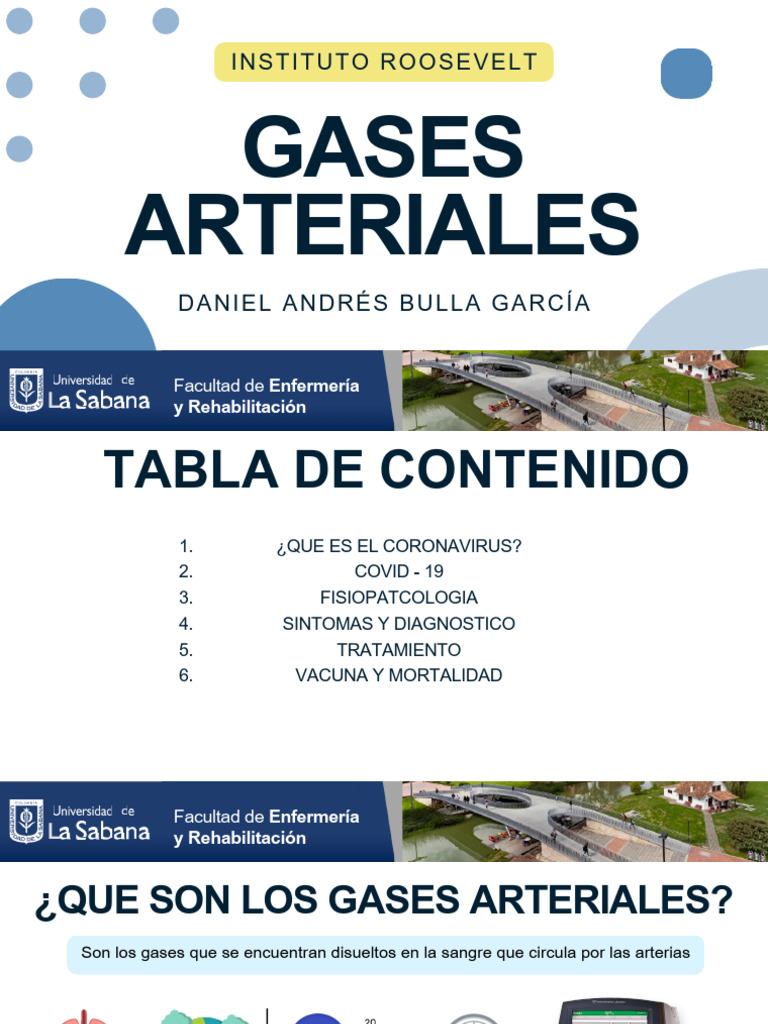 Gases Arteriales | PDF | Sangre | Fisiología