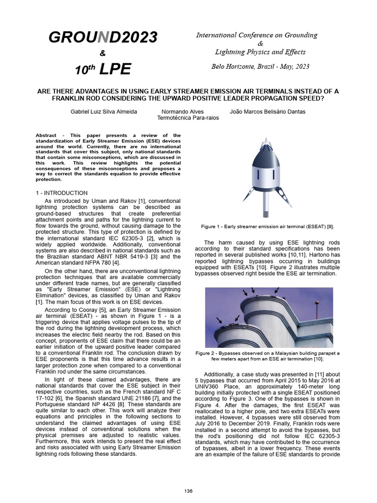 Early streamers | PDF | Lightning