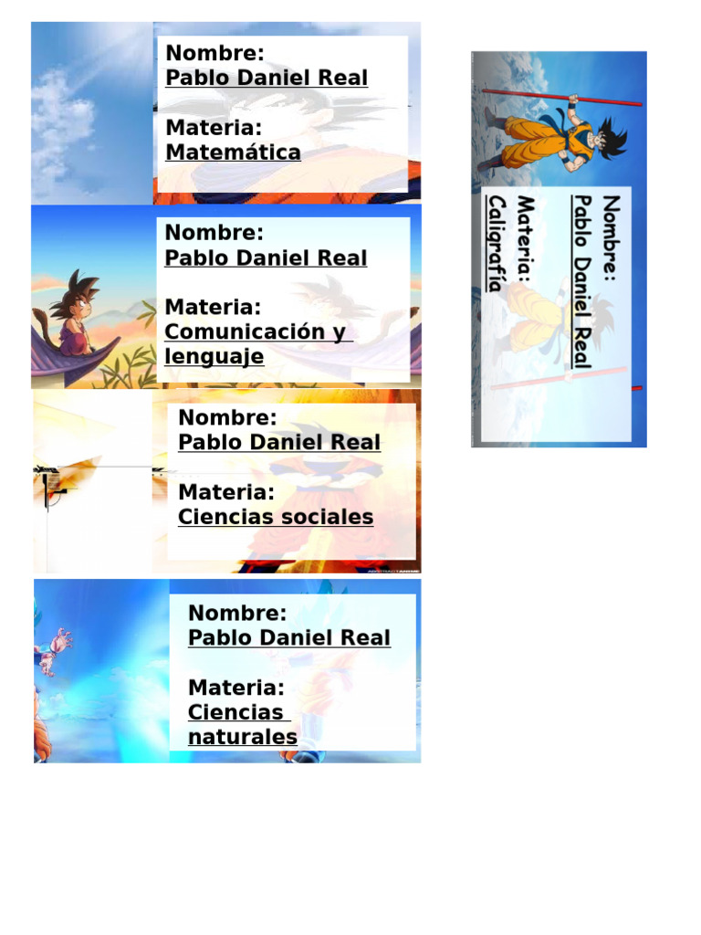 Horario de Clases de Pablo Daniel Real | PDF