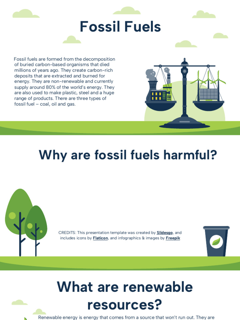 Fossil Fuels vs Renewable Energy Thesis Defense by Slidesgo (1) | PDF | Planets | Solar System