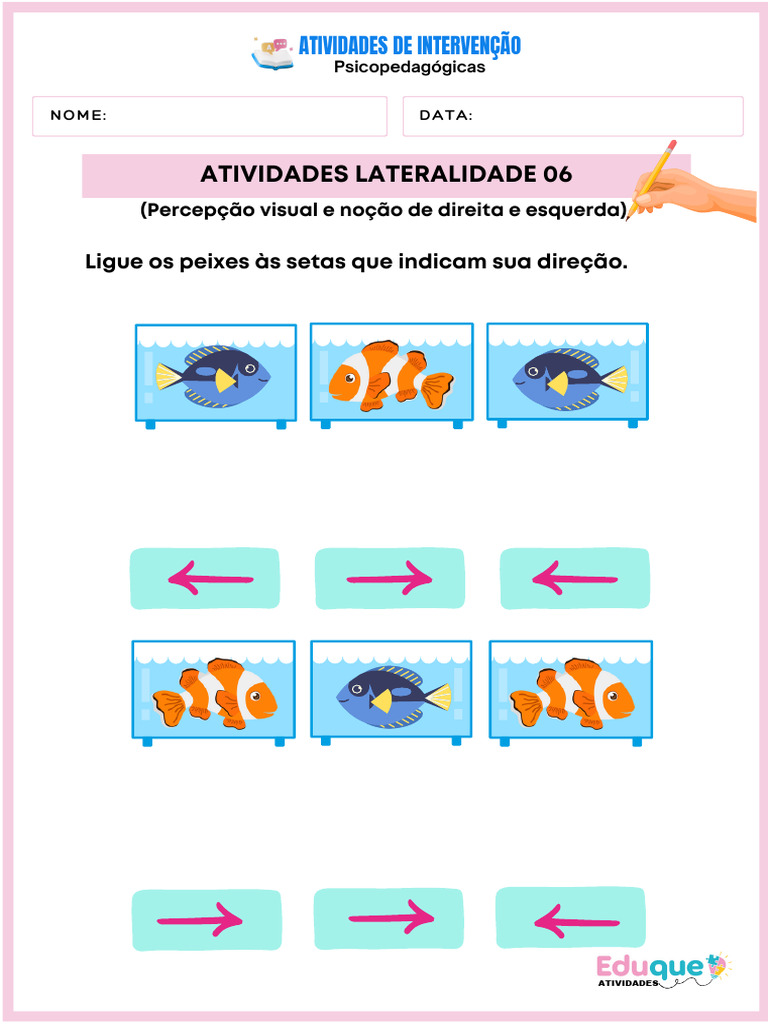 Atividades de Lateralidade 06 | PDF