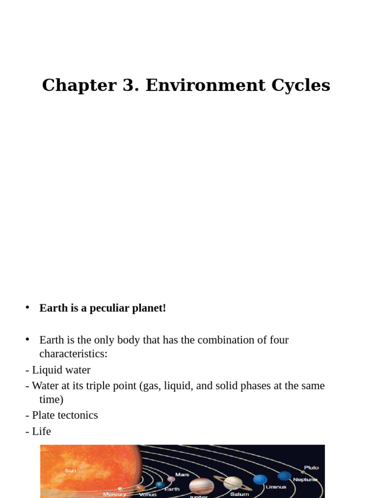 ENV_107_Ch 3_Environmeewfntal Cycle | PDF | Plate Tectonics | Nitrate