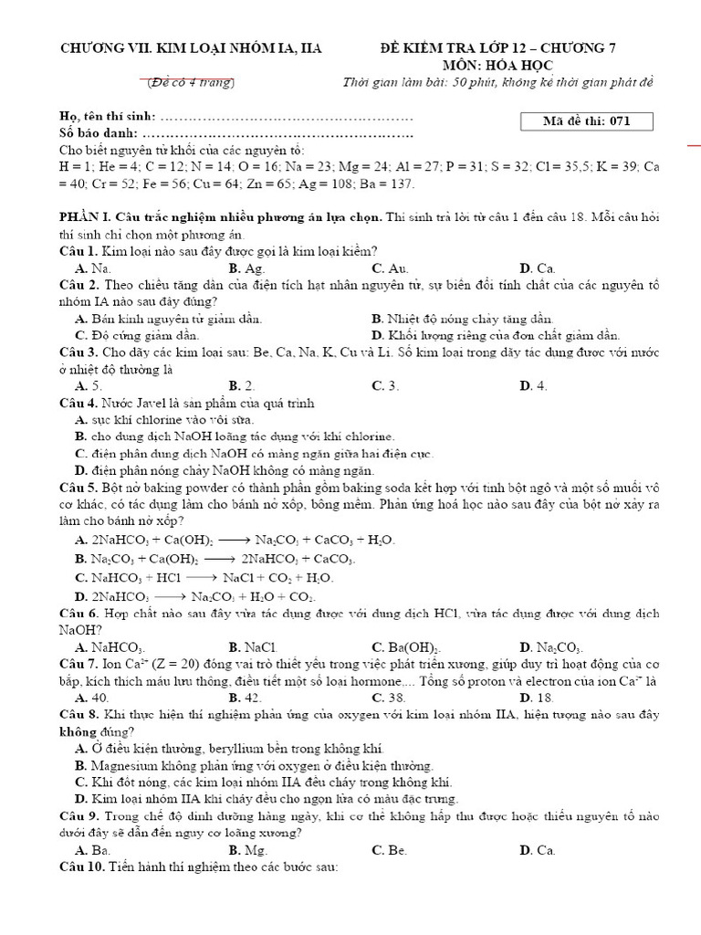 Lop 12 de KT Chuong 7 de So 1docx - 1600 - PDF - Gdrive.vip | PDF