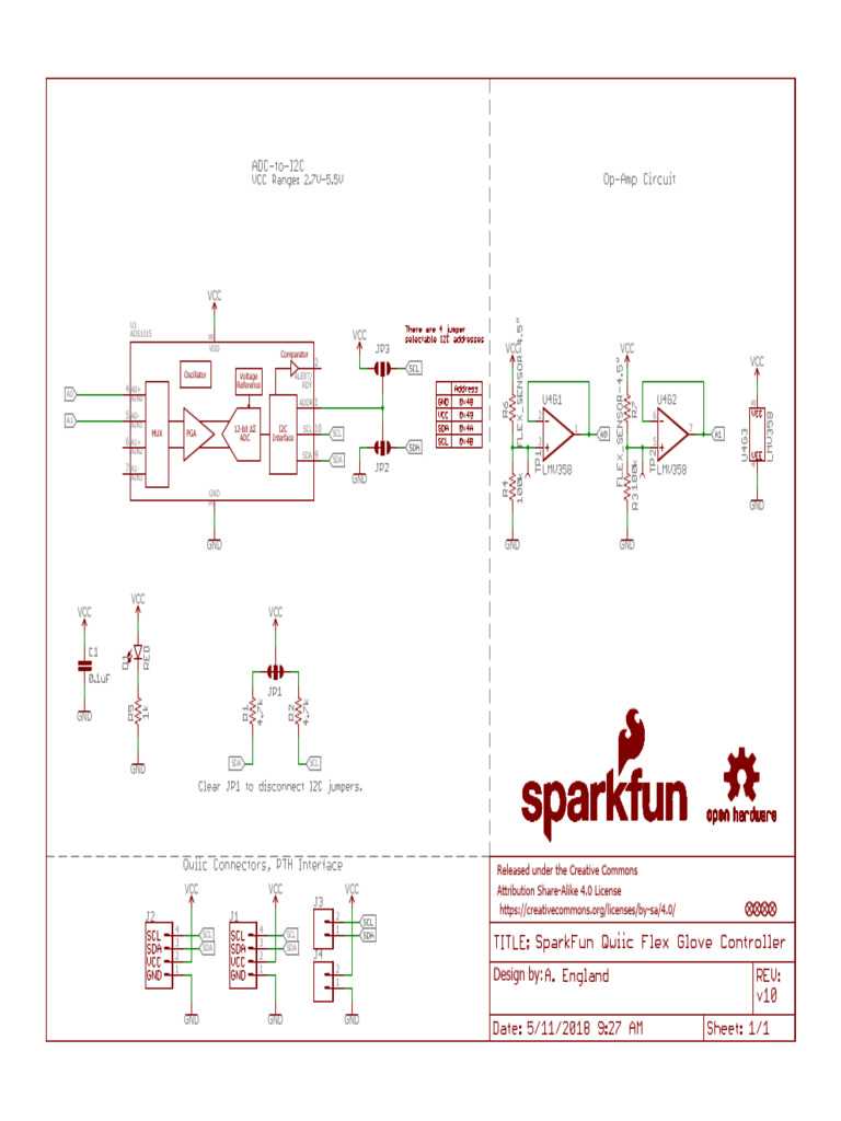 SparkFun Qwiic Flex Glove Controller | PDF | Manufactured Goods | Computer Engineering