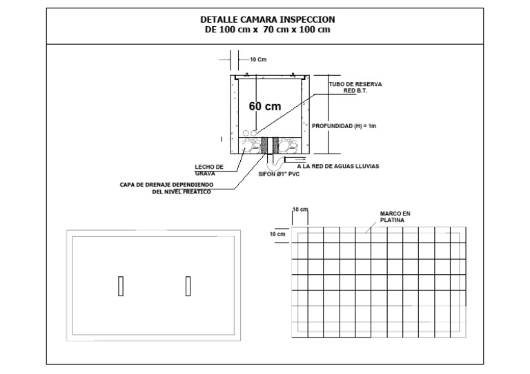 Detalle Caja de Inspeccion | PDF