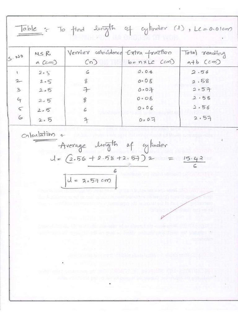 Physics Practical Record-2 | PDF
