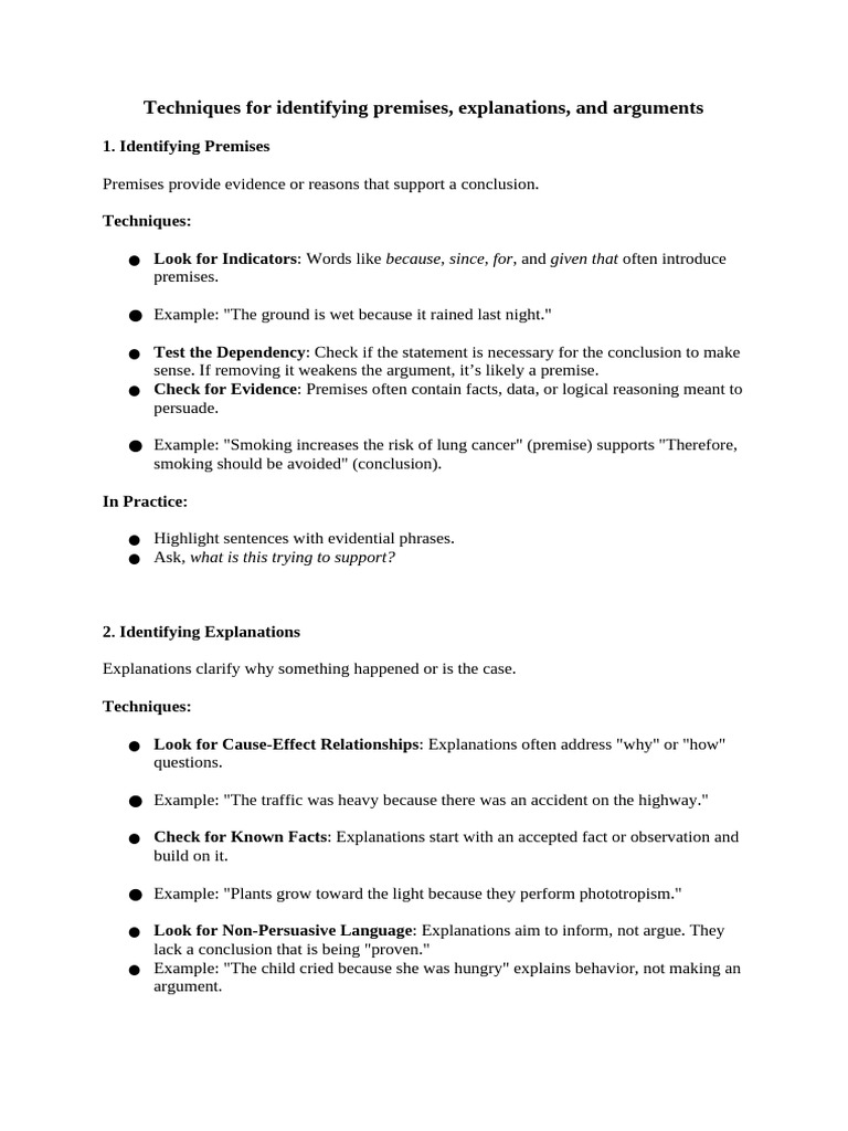 Mastering Argumentative Skills | PDF | Argument | Causality