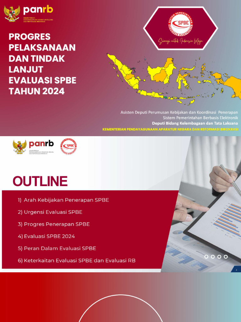 Progres Dan Tindak Lanjut Evaluasi SPBE 2024 | PDF