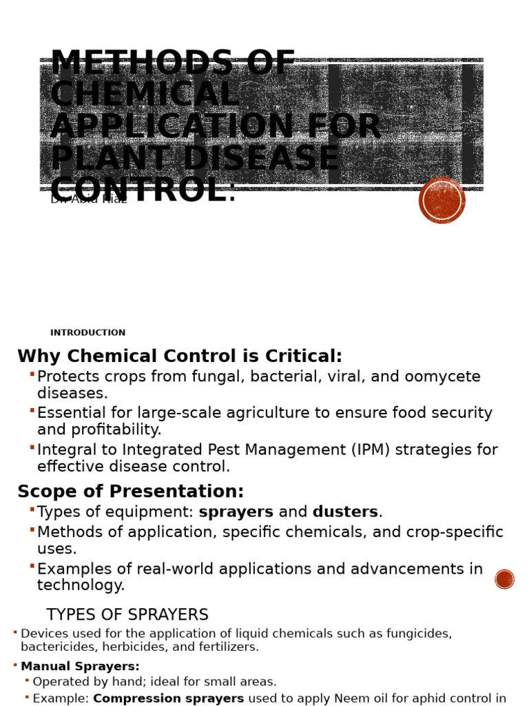 Chemical Methods for Plant Disease Control | PDF | Agriculture