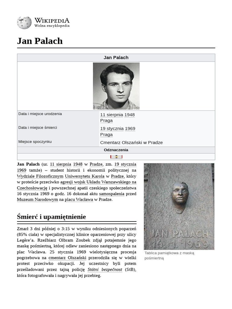Jan Palach | PDF