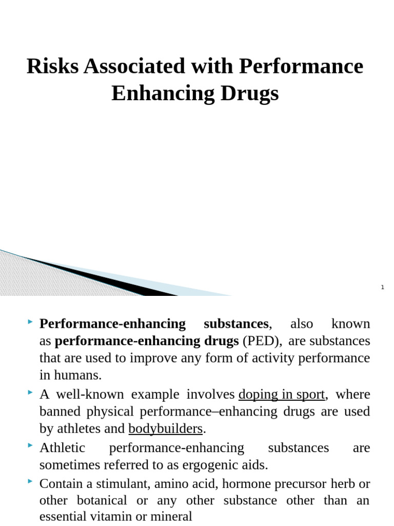 Risks Associated With Performance-Enhancing Substances | PDF ...