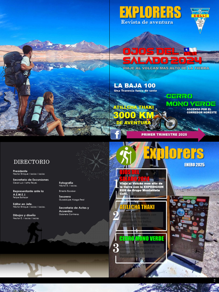 Revista Explorers Primer Trimestre 2025r | PDF | Montañas | Geografía ...