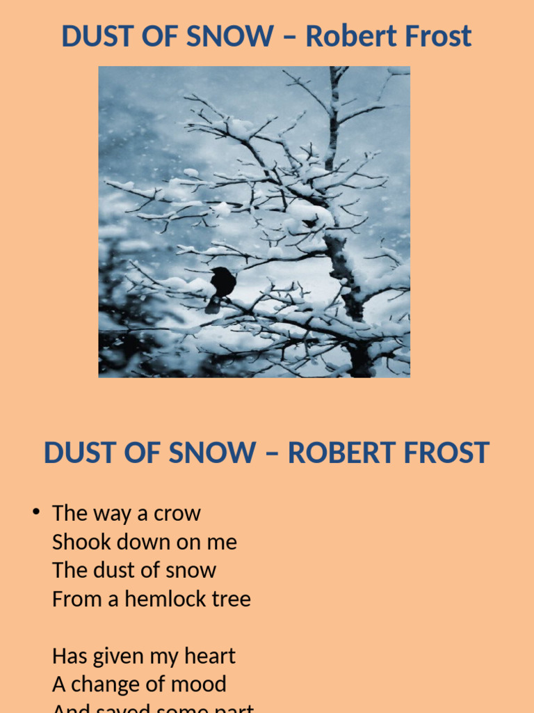 Dust of Snow | PDF