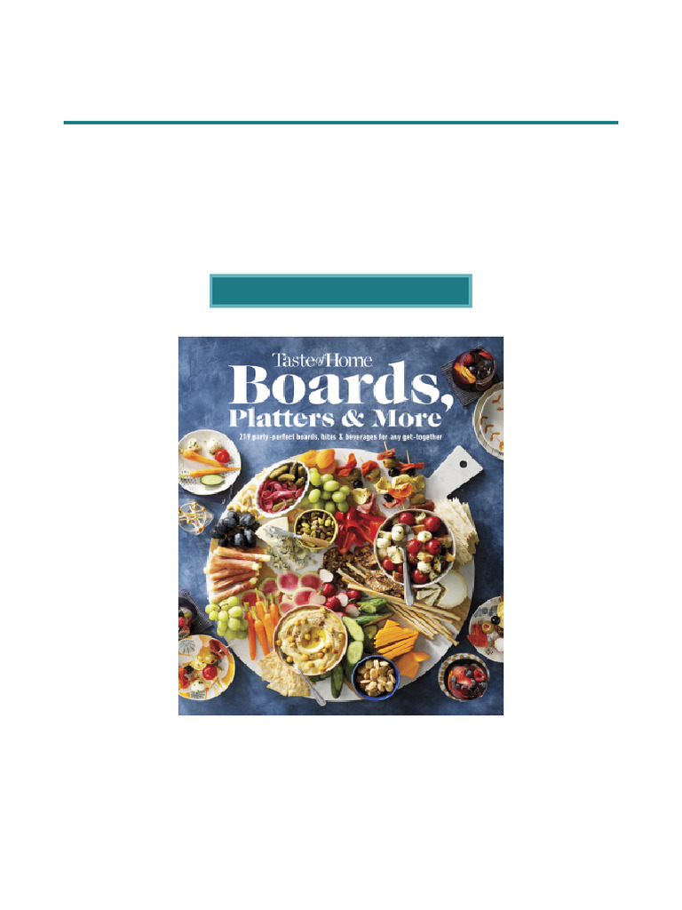 Save Taste of Home Boards, Platters & More 219 Party Perfect Boards ...