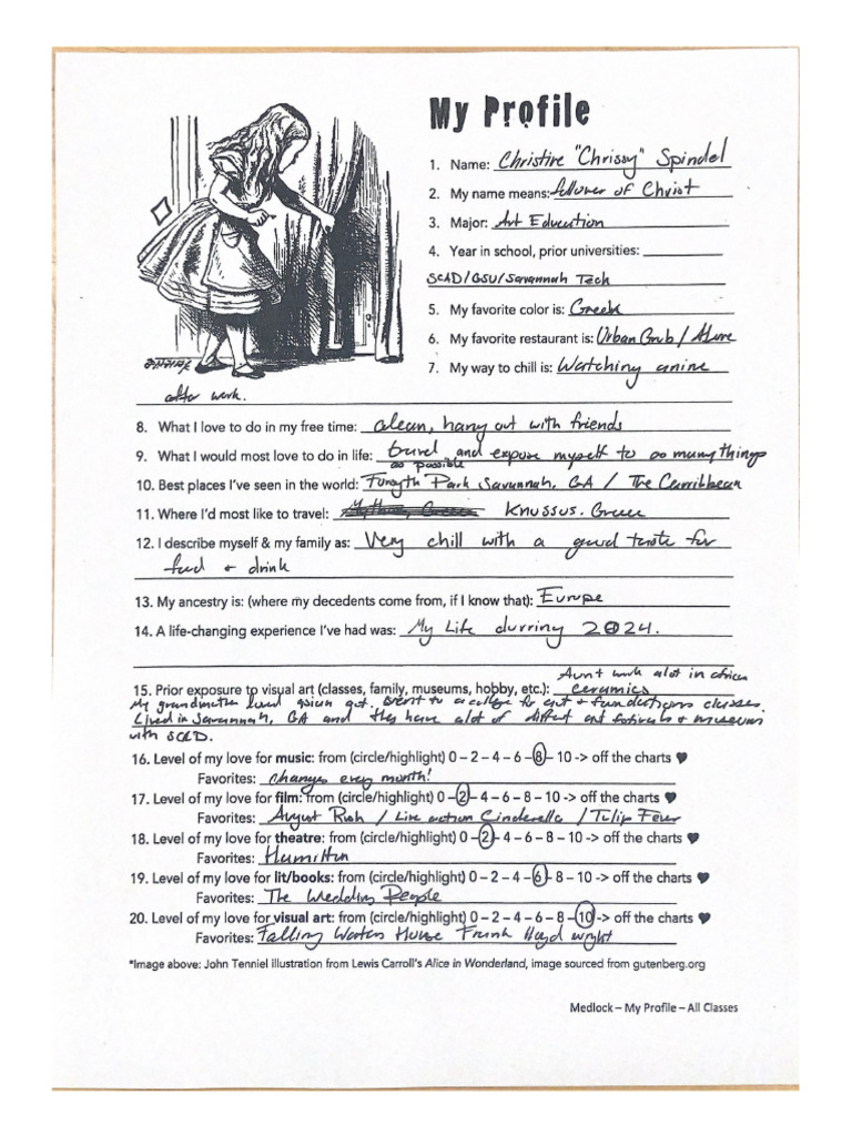 My Profile Pdf