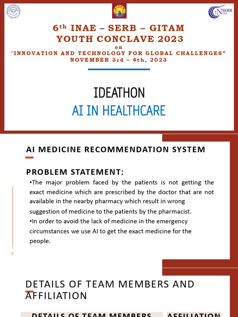 AI Medicine Recommendation System-1 | PDF | Pharmacy | Databases
