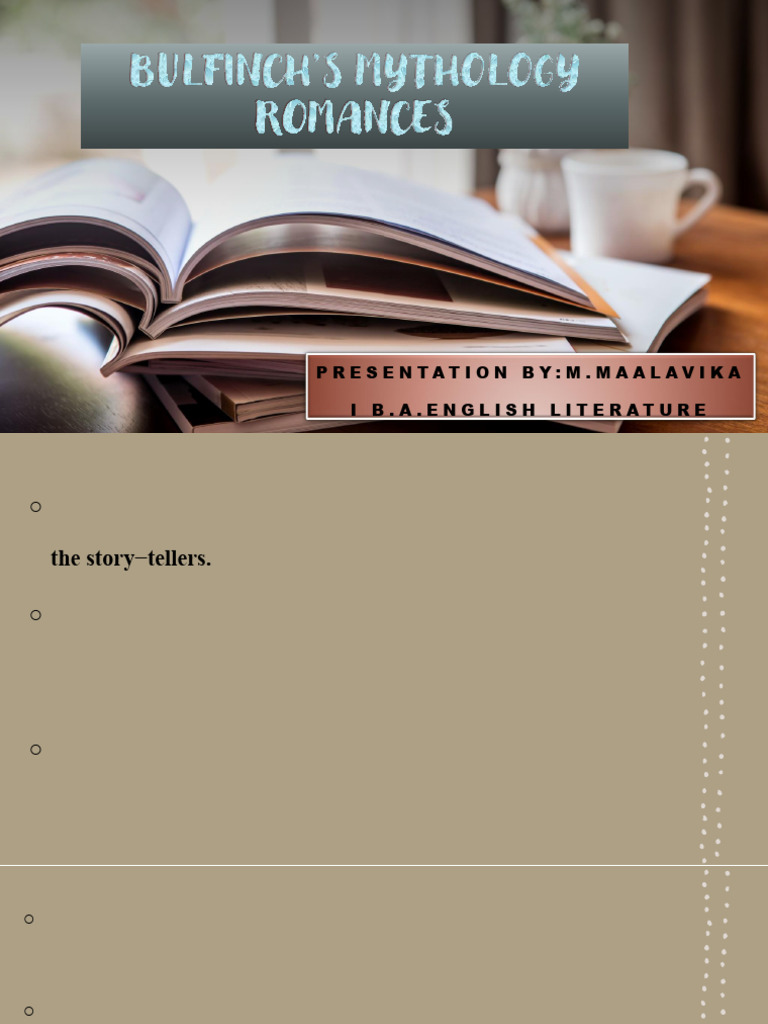 Bulfinch's Mythology Maalu | PDF