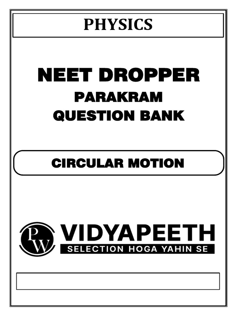0.PS-01_Physics_NEET DROPPER_Akash Sharma Sir_Rajendra Mehra_Final ...