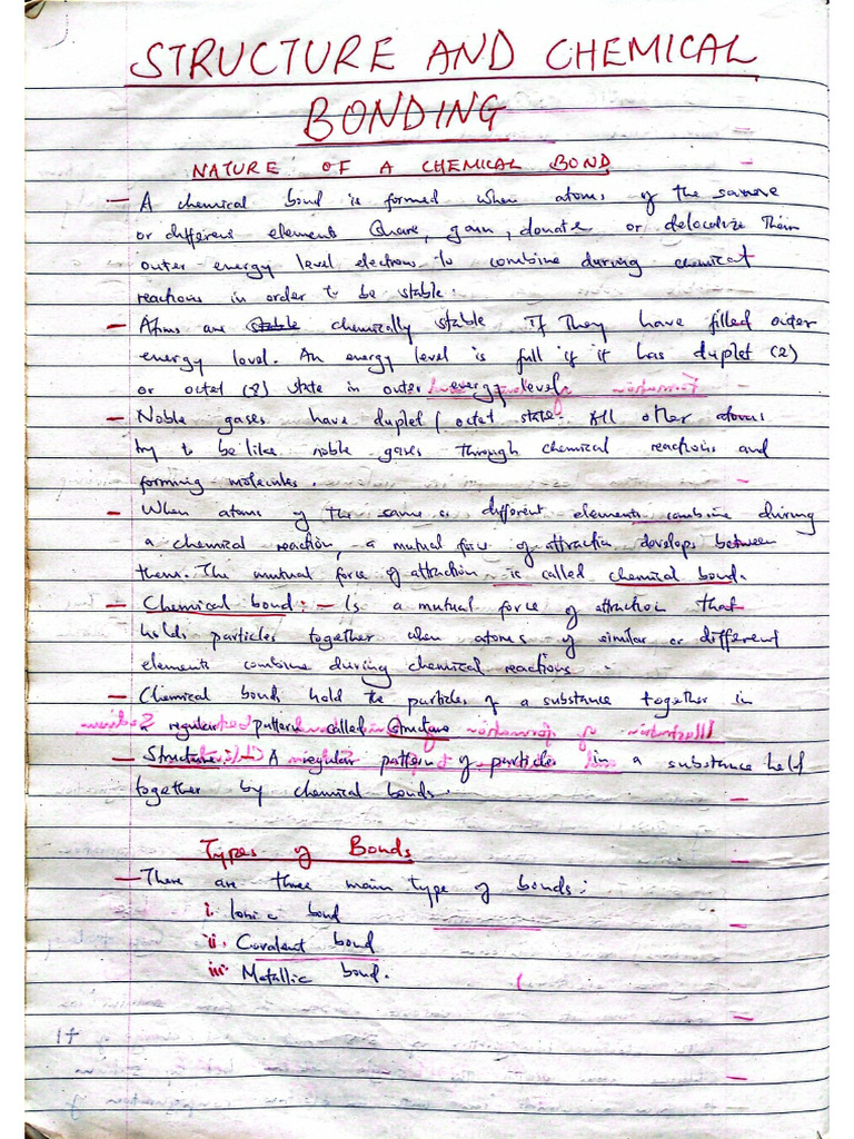 Structure and Bonding | PDF